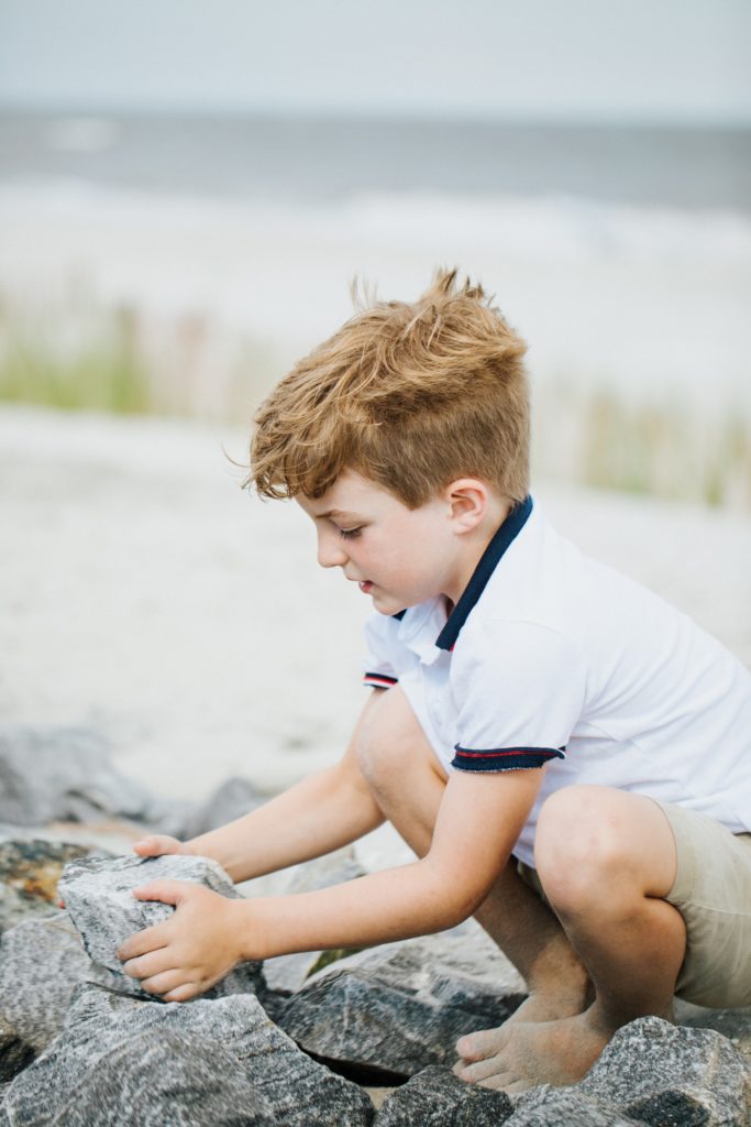 Sea Island Beach Family Session - Izzy + Co. Photography