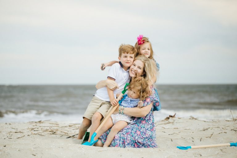 Sea Island Beach Family Session - Izzy + Co. Photography