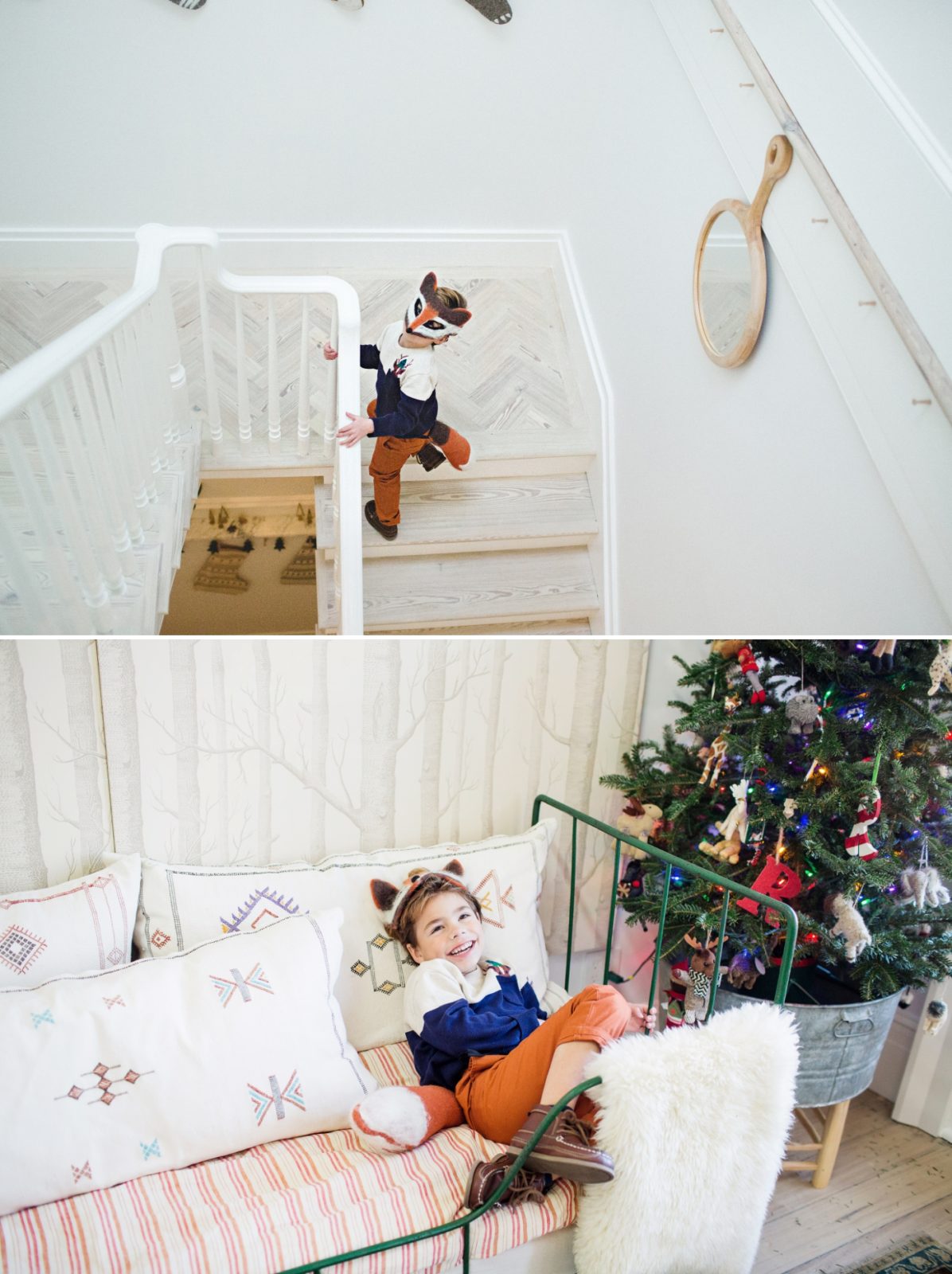Snyad Family | At Home Christmas Session - Izzy + Co. Photography