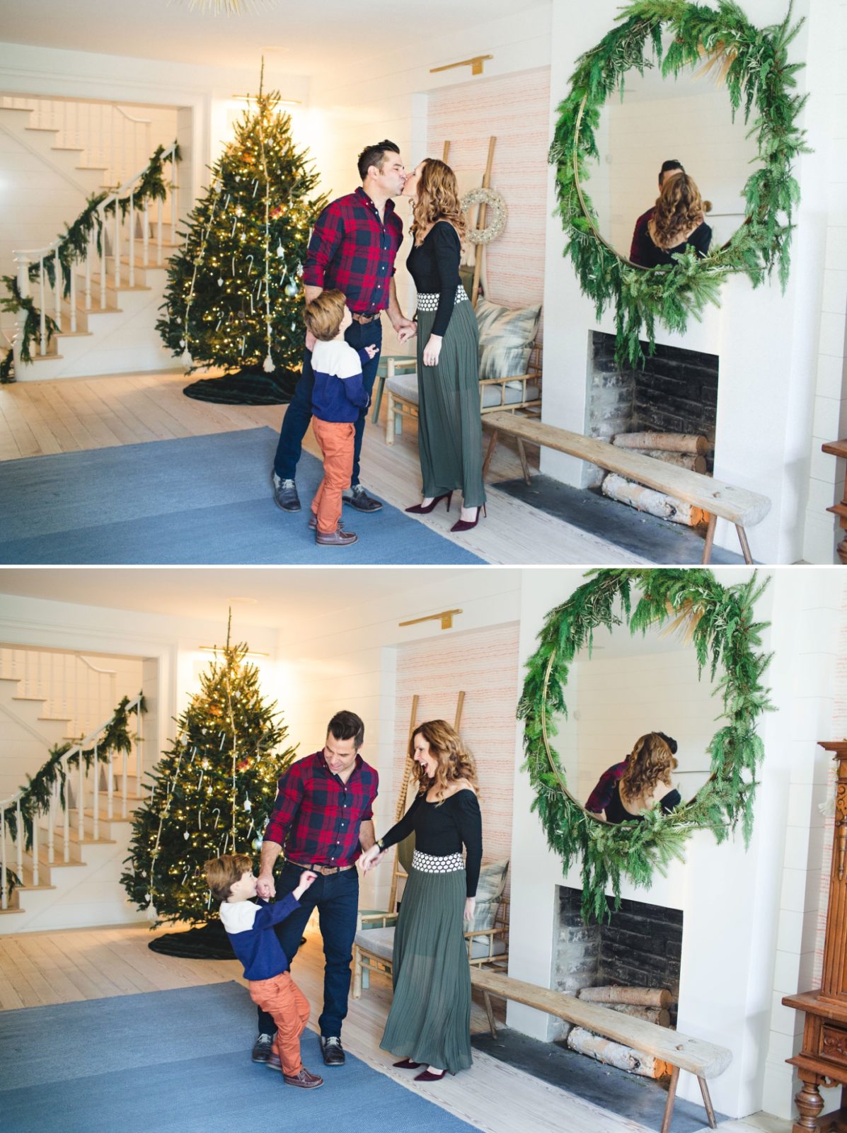 Snyad Family | At Home Christmas Session - Izzy + Co. Photography
