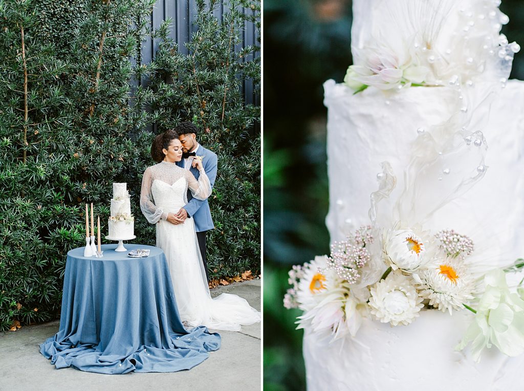 Modern Dusty Blue Wedding at Ships Of The Sea - Izzy + Co. Photography